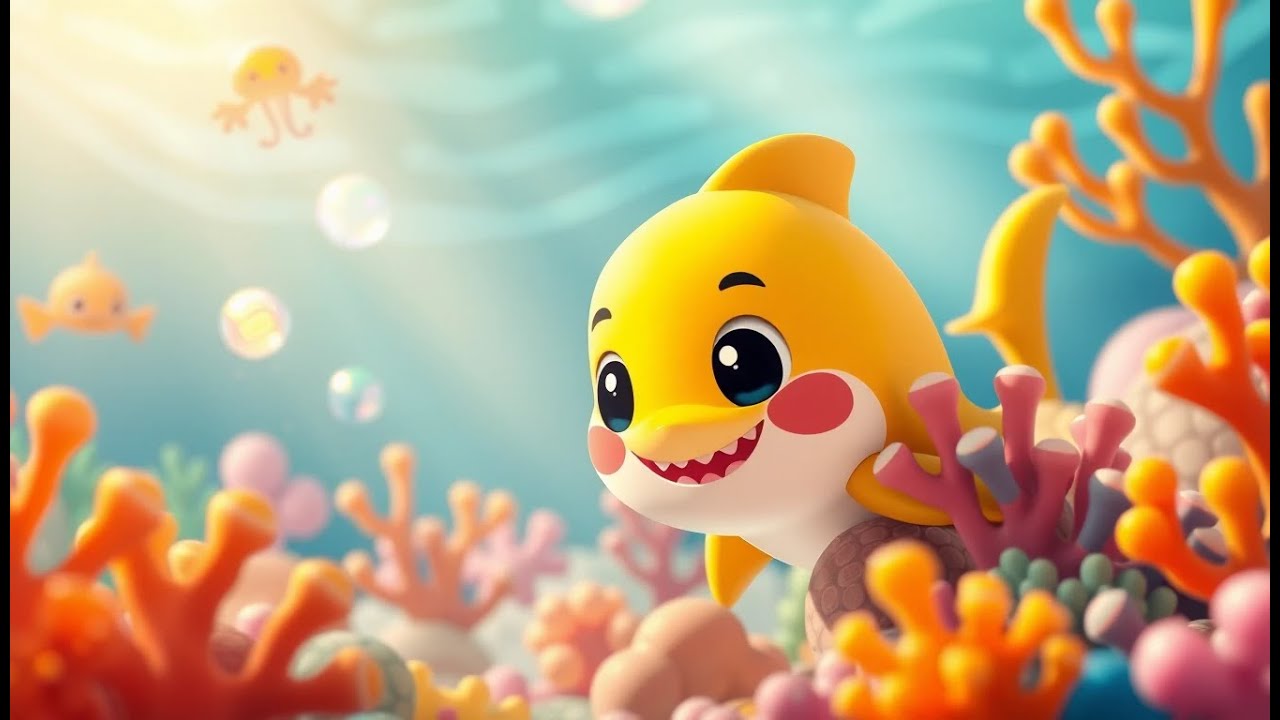 Finger Family Song with Baby Sharks on the Fingers | Fun and ...