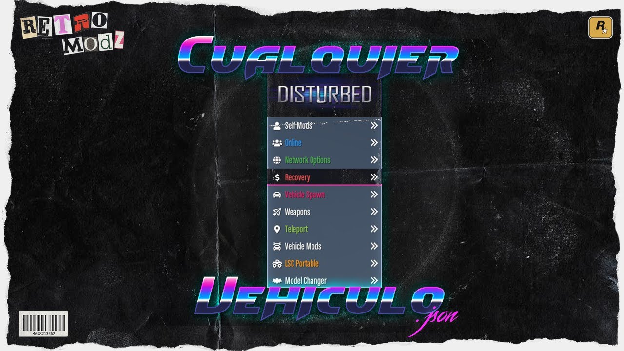 GUARDAR CUALQUIER VEHICULO (.JSON) EN EL GARAJE┃DISTURBED GTA V ONLINE ...