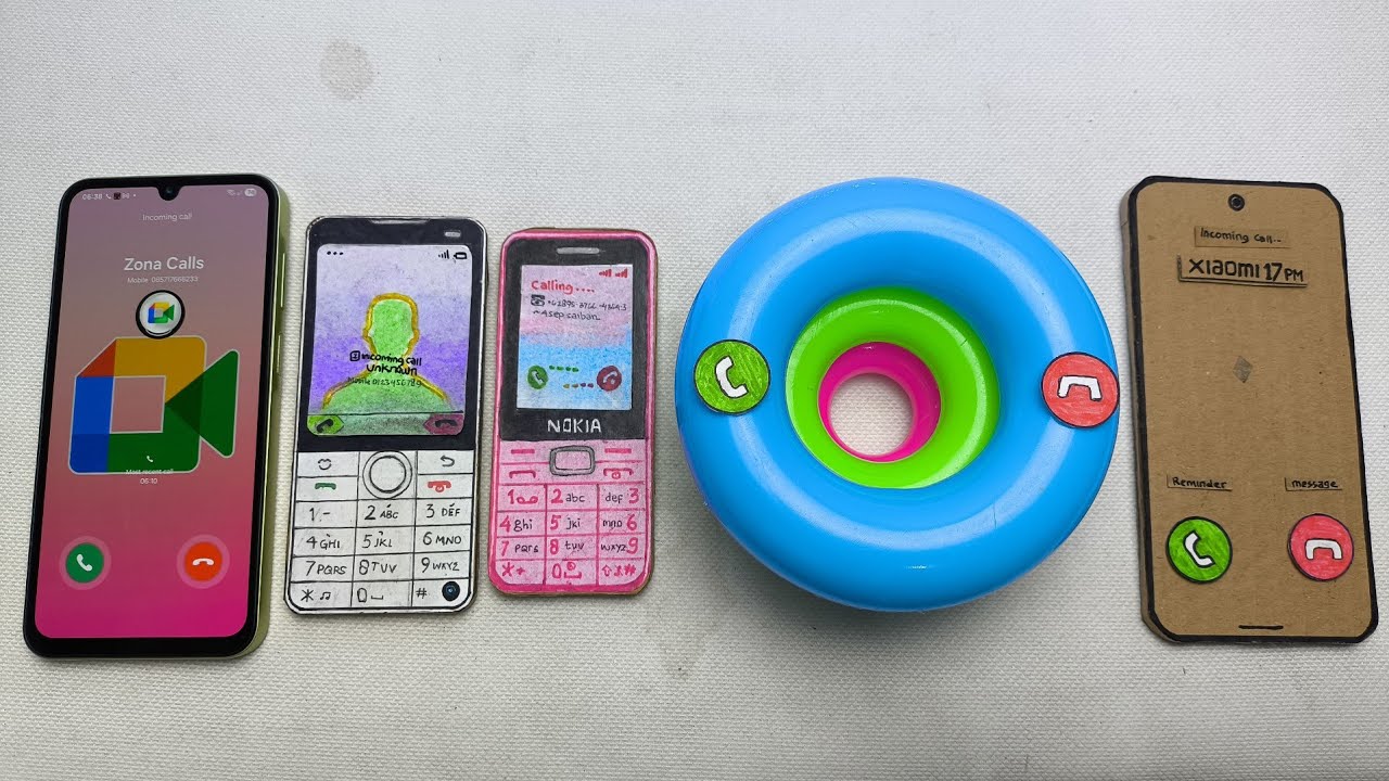 Galaxy a24/ Qin F21 Pro/ Nokia 221/ Circle phone/ Xiaomi 17 incoming ...