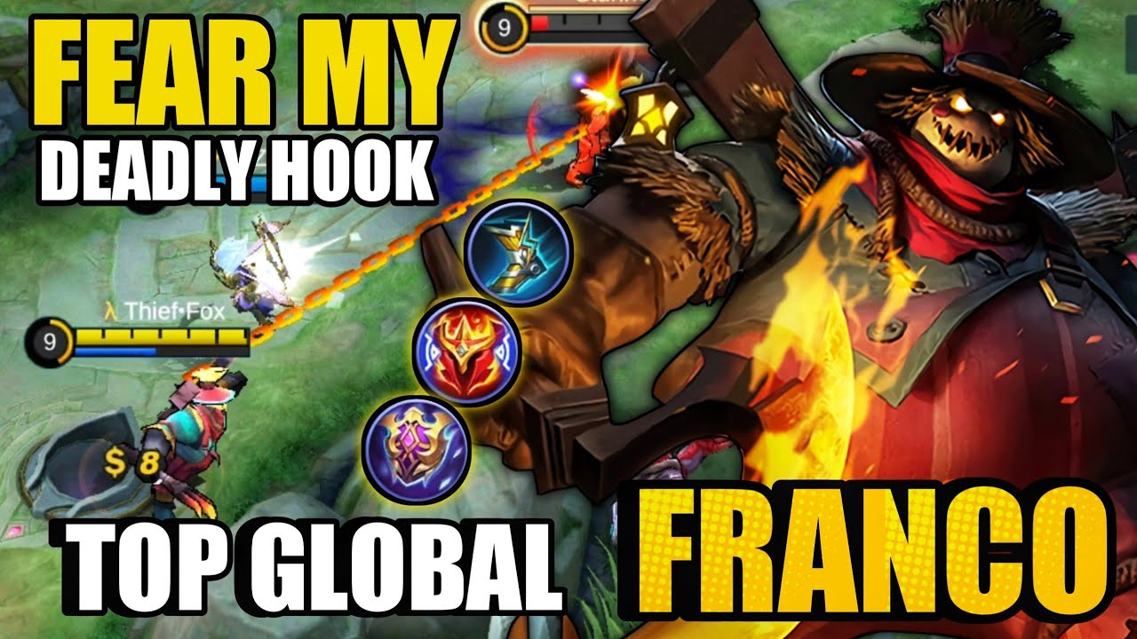 FRANCO TOP 1 GLOBAL GAMEPLAY 2021 - Franco best build and emblem 2021 ...