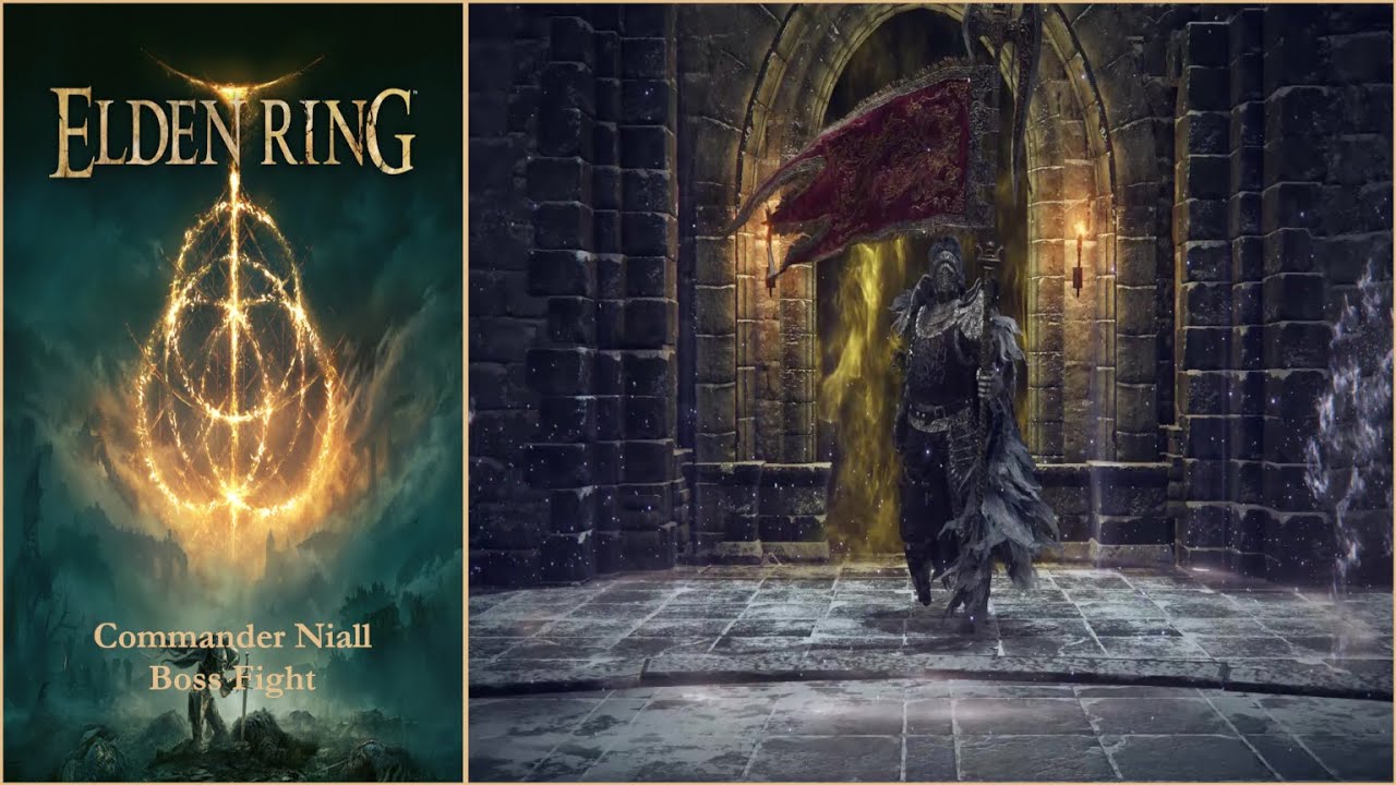 Elden Ring - Commander Niall Boss Fight - YouTube