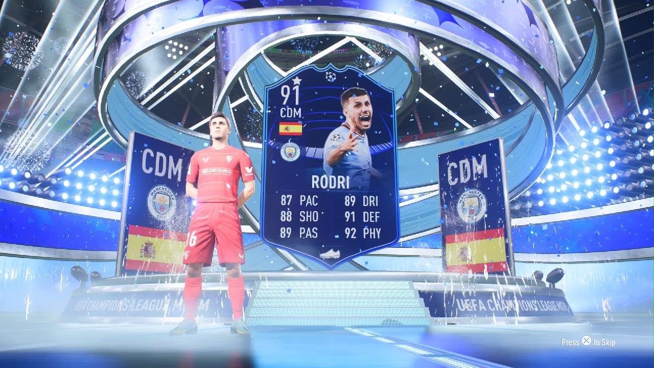FIFA 23 - Player Walkout - UCL MOTM Rodri 91 - YouTube