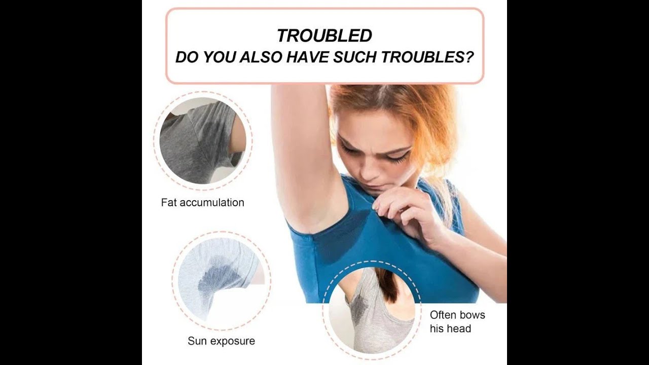 Sweat Absorbing Under Arm Patches - YouTube