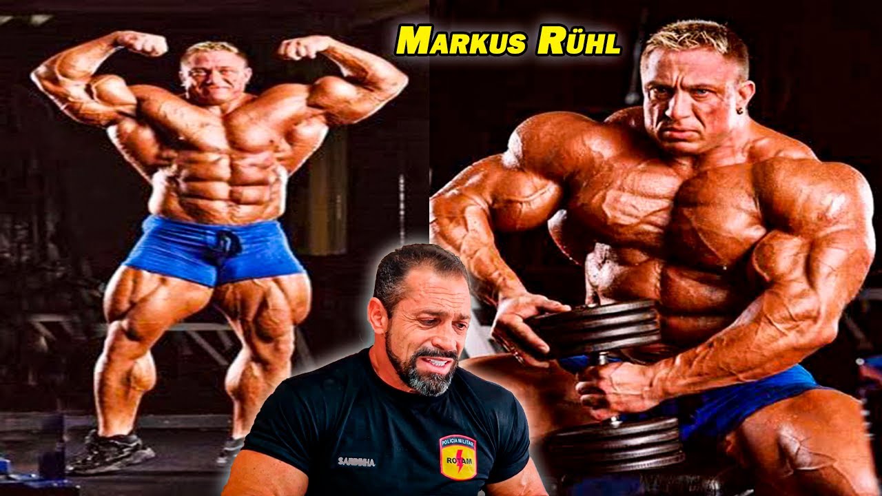 REAGINDO AO TREINO E FISICO DO GIGANTE MARKUS RUHL - YouTube