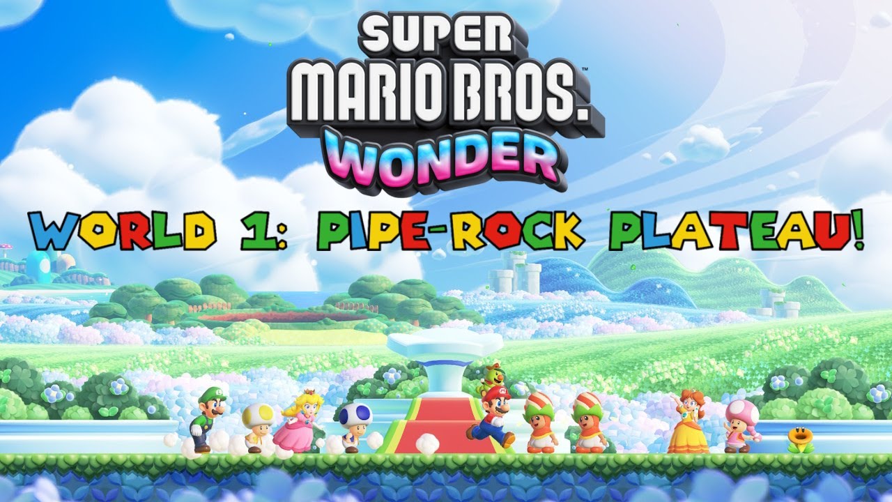 World 1: Pipe-Rock Plateau! Super Mario Bros. Wonder! - YouTube