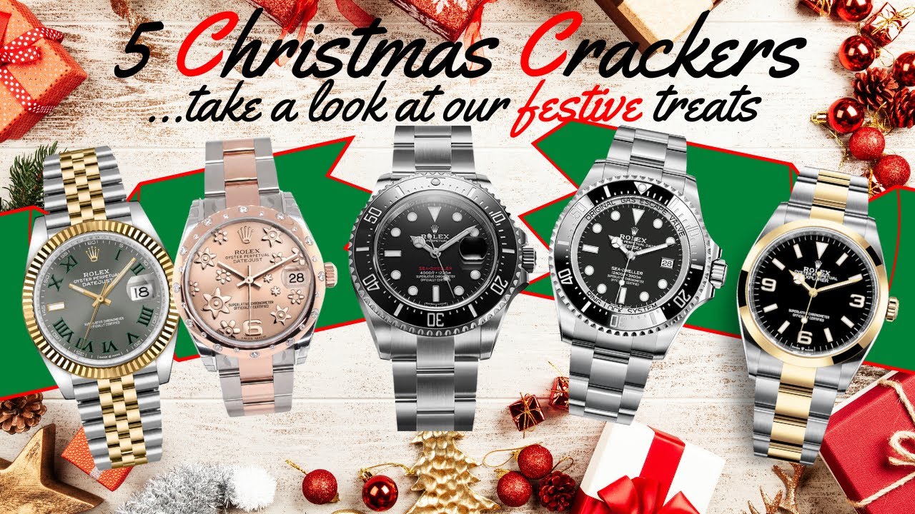5 Rolex crackers for you to open this Christmas..take a look! - YouTube