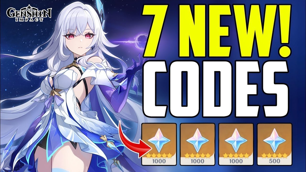 ⚠️JULY CODES!!⚠️ GENSHIN IMPACT REDEEM CODES 2025 - GENSHIN IMPACT CODES 2025 - GENSHIN CODES ...