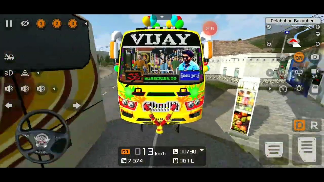 vijay bus driving for bus simulator indonesia - YouTube