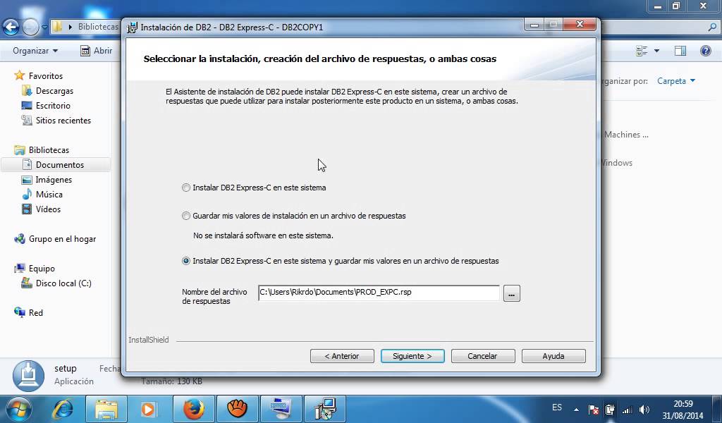 Instalacion Ibm Db2 Express C Youtube