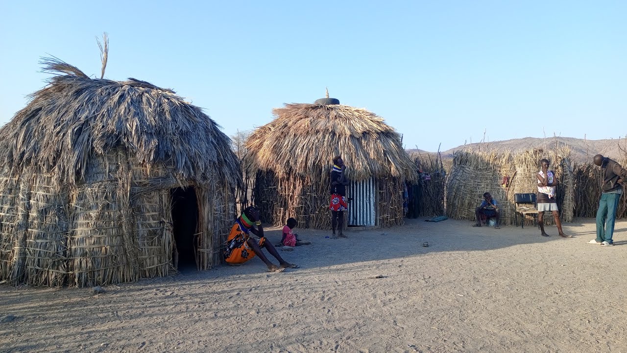 Inside Turkana Traditional Homes: Homestead Tour Adventure - YouTube
