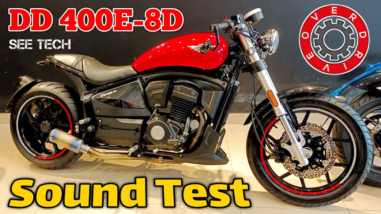 Overdrive Dd 400e 8d Dual Cylinder Bike Sound Test Video Youtube