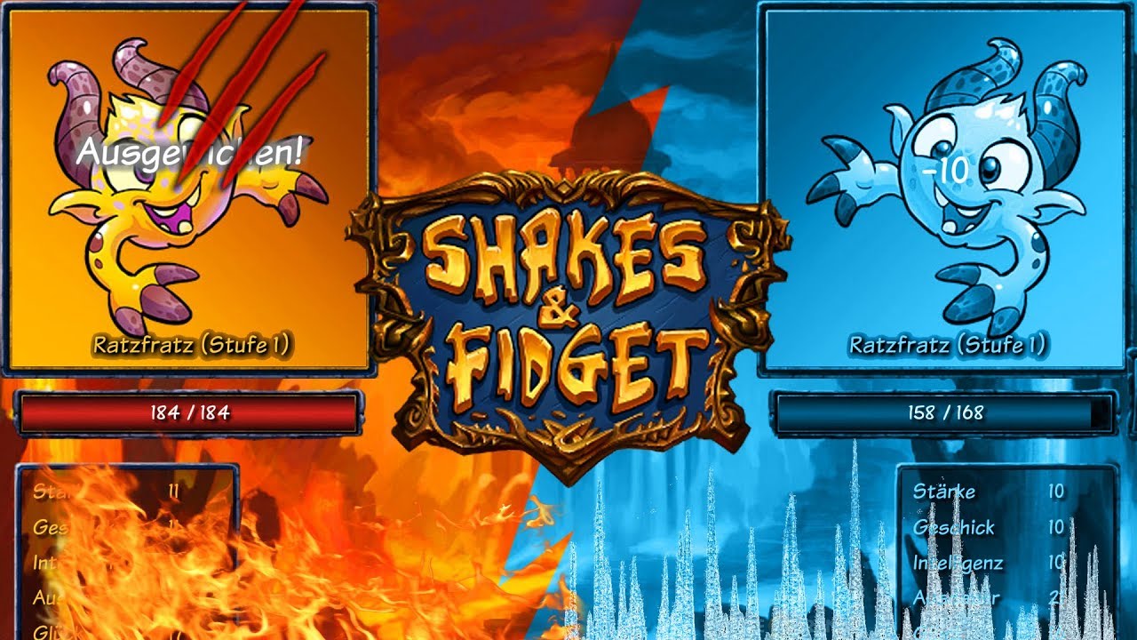 SFGame: Feuer gut gegen...? | Let's Play Shakes & Fidget - YouTube