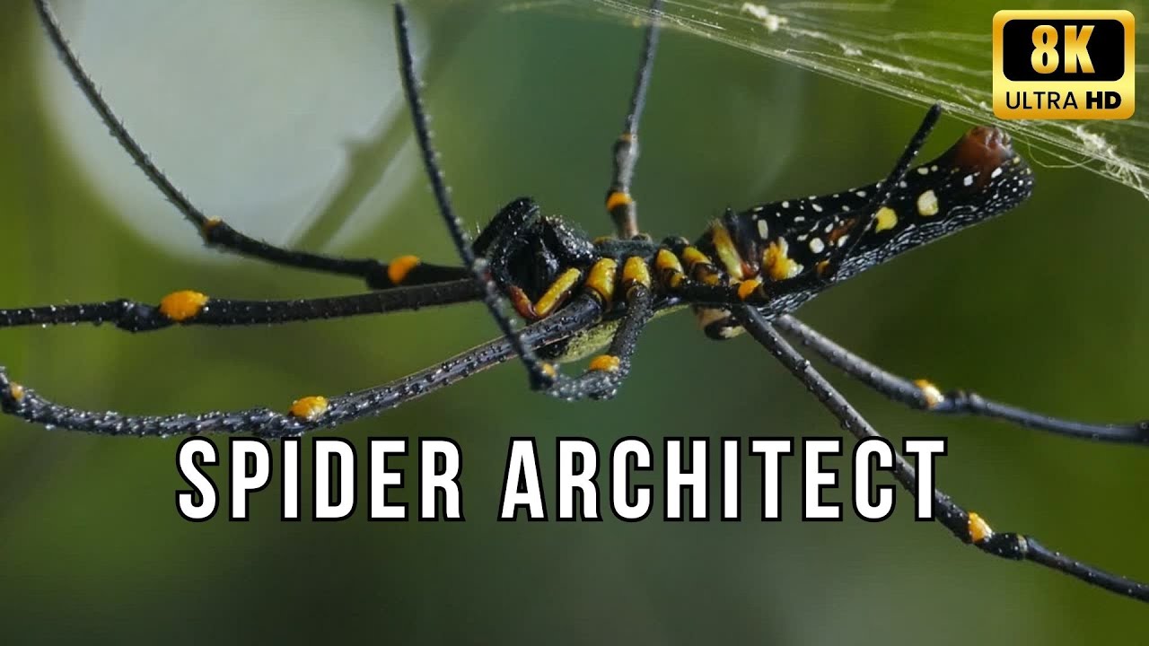 Spider Architect: Building a Sticky Web in 8K | Earth Unveiled Iஇழை ...