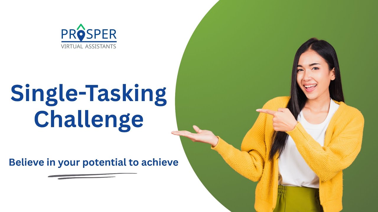 The Single-Tasking Challenge – Focus Better and Get More Done - YouTube