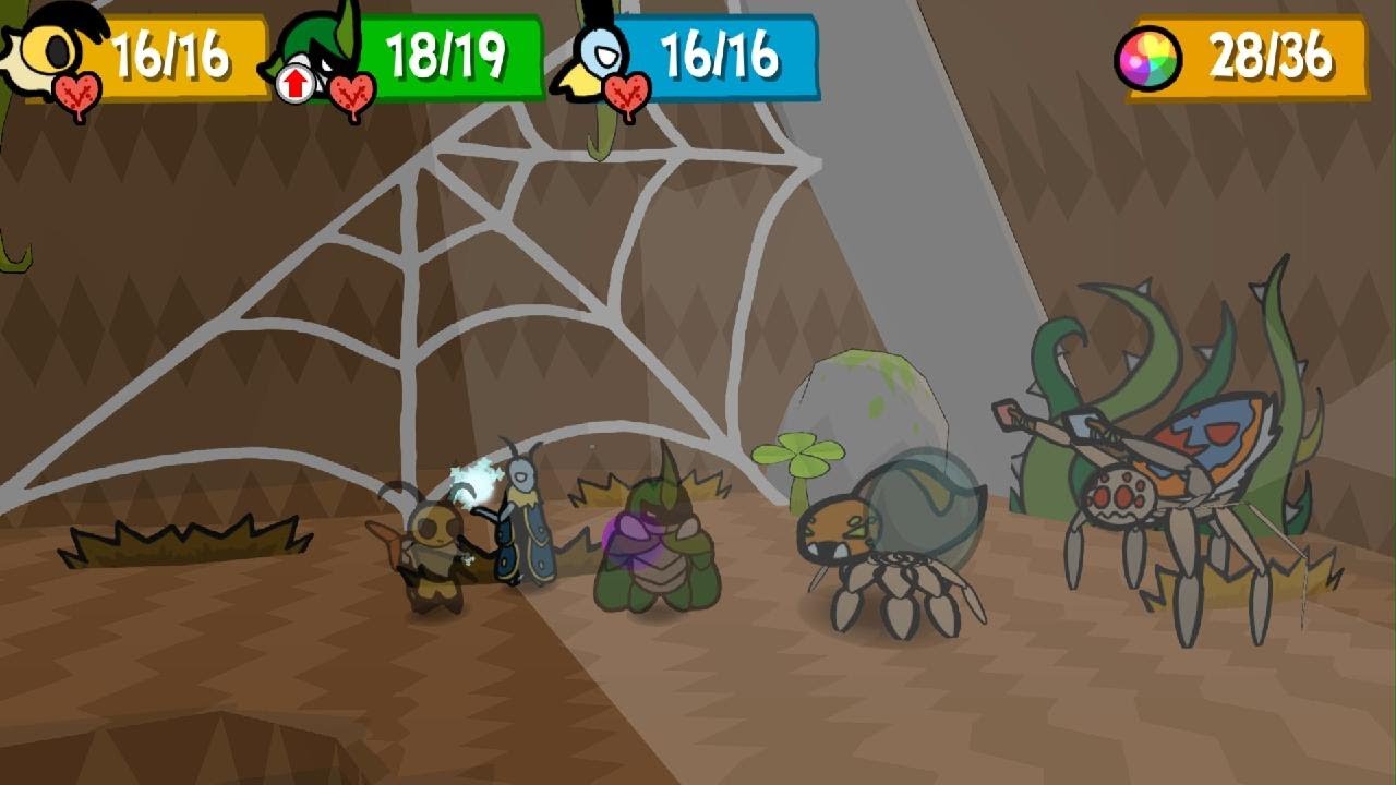 Bug Fables: Peacock Spider Bounty Fight - YouTube