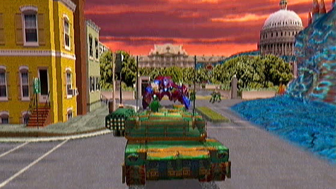 Alien Front ONLINE (2001) ALL ARMY & ALIEN VEHICLES GAMEPLAY (SEGA ...