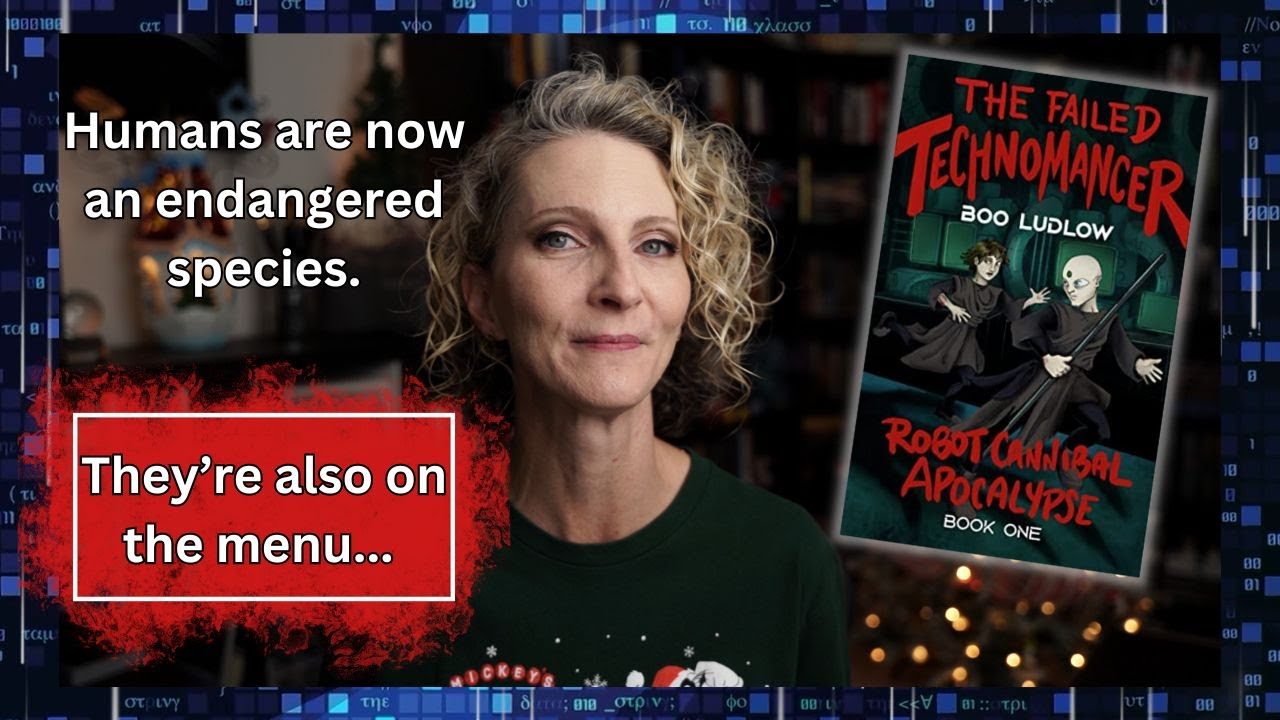 Flesh eating robots have put humanity on the endangered species list in THE FAILED TECHNOMANCER ...