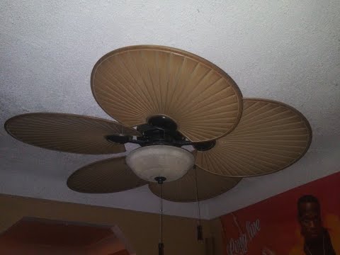 48” Natural Iron Hampton Bay Havana Ceiling Fan | Lost Footage From ...