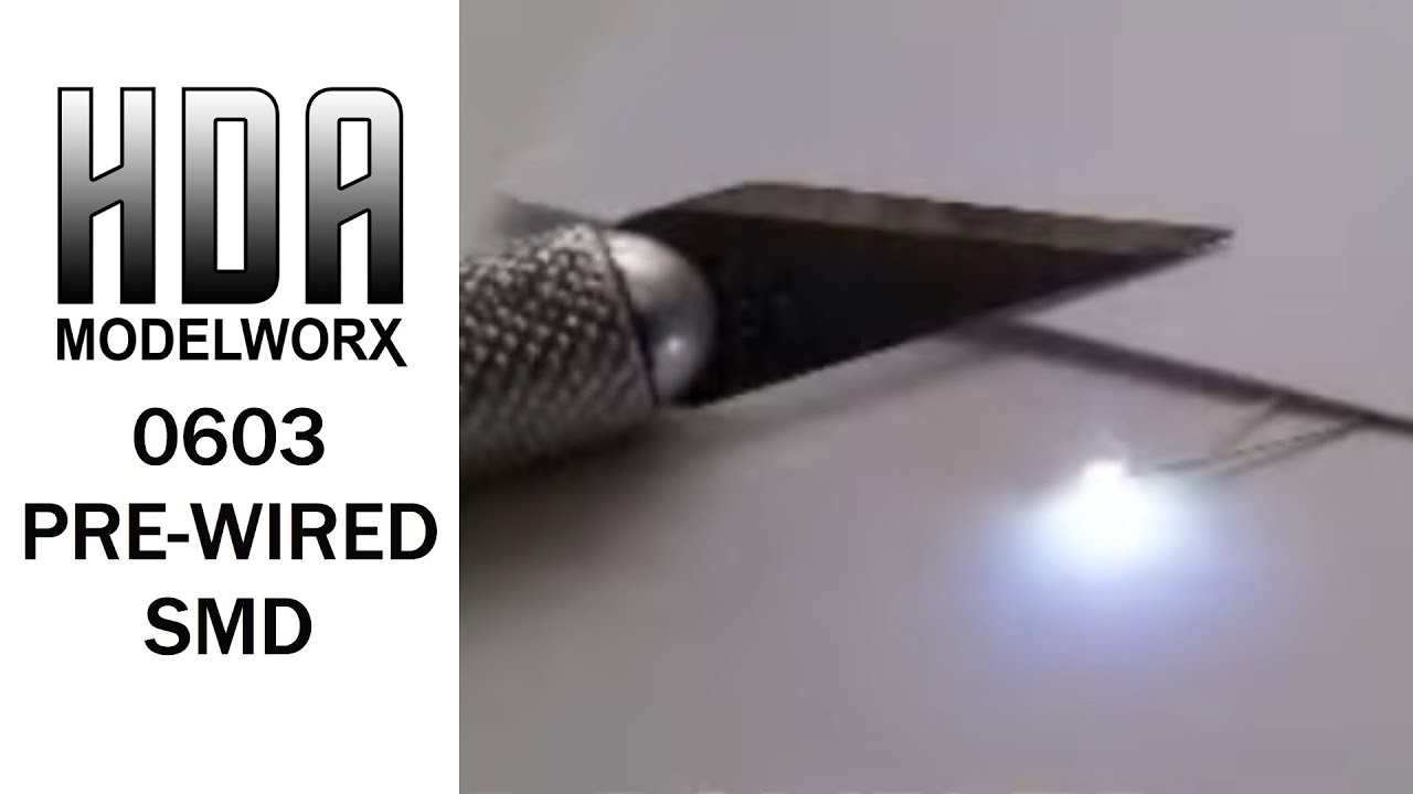 0603 Pre-Wired Surface Mount LED (SMD) - YouTube