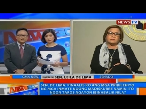 Sen. Leila M. de Lima on GMA News To Go - YouTube