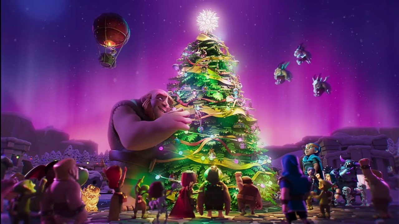 🎄The 2020 Clashmas Tree Is Here!🎄| Clash Of Clans:O clashmass tree ...