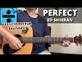 Perfect - Ed Sheeran (Guitar Tutorial) No Capo! Easy Chords For ...