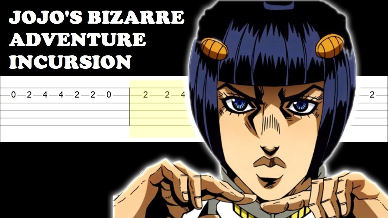 Jojo's Bizarre Adventure - Incursion (Easy Guitar Tabs Tutorial) - YouTube