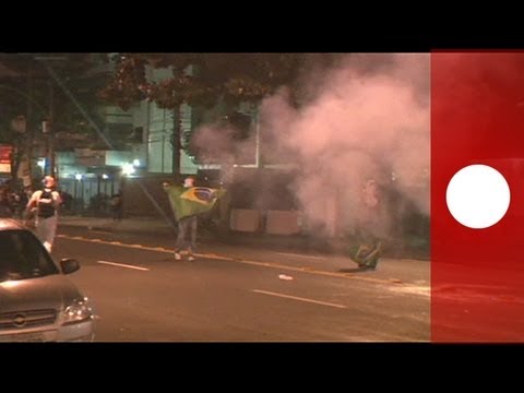 Brezilyalı protestocular kupayı umursamadı
