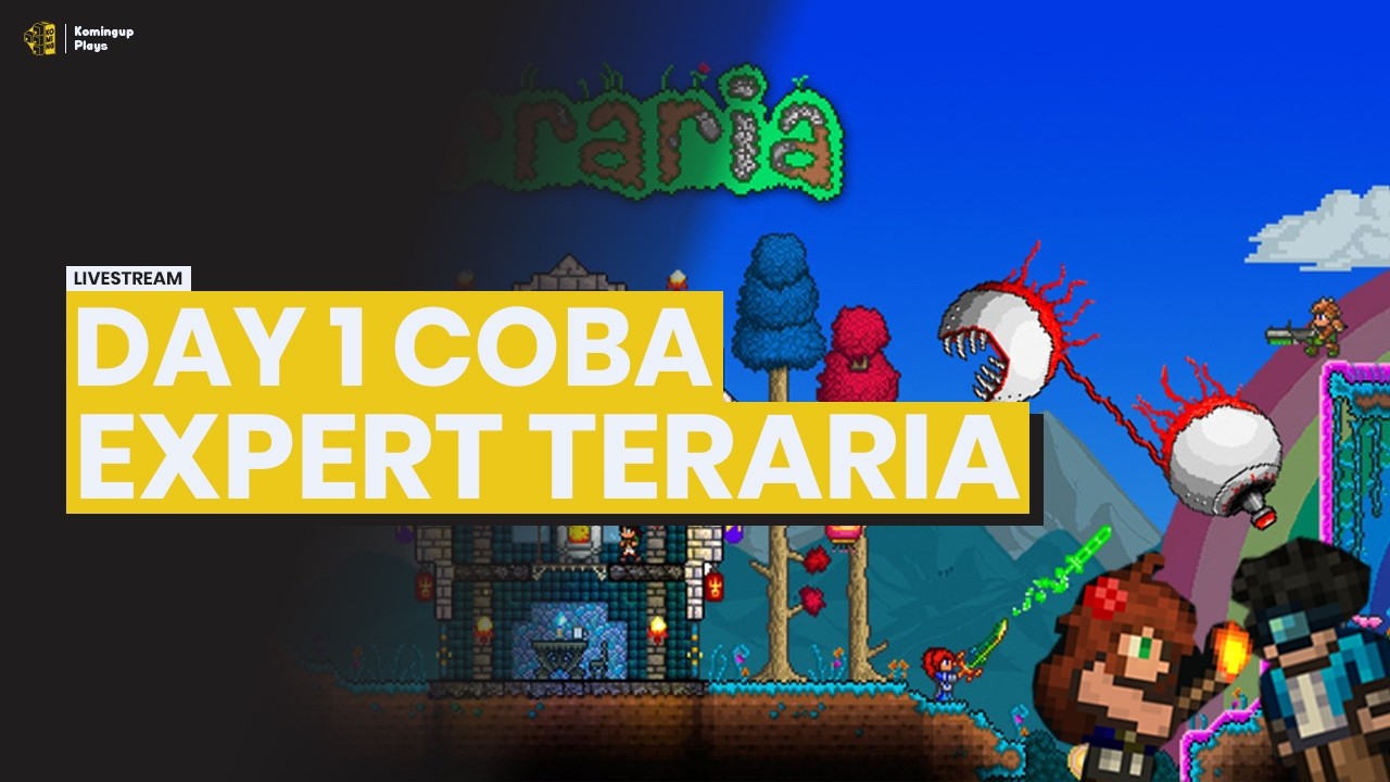 DAY 1 EXPERT MODE || TERRARIA WITH FOXTROT, EPS 1 - YouTube