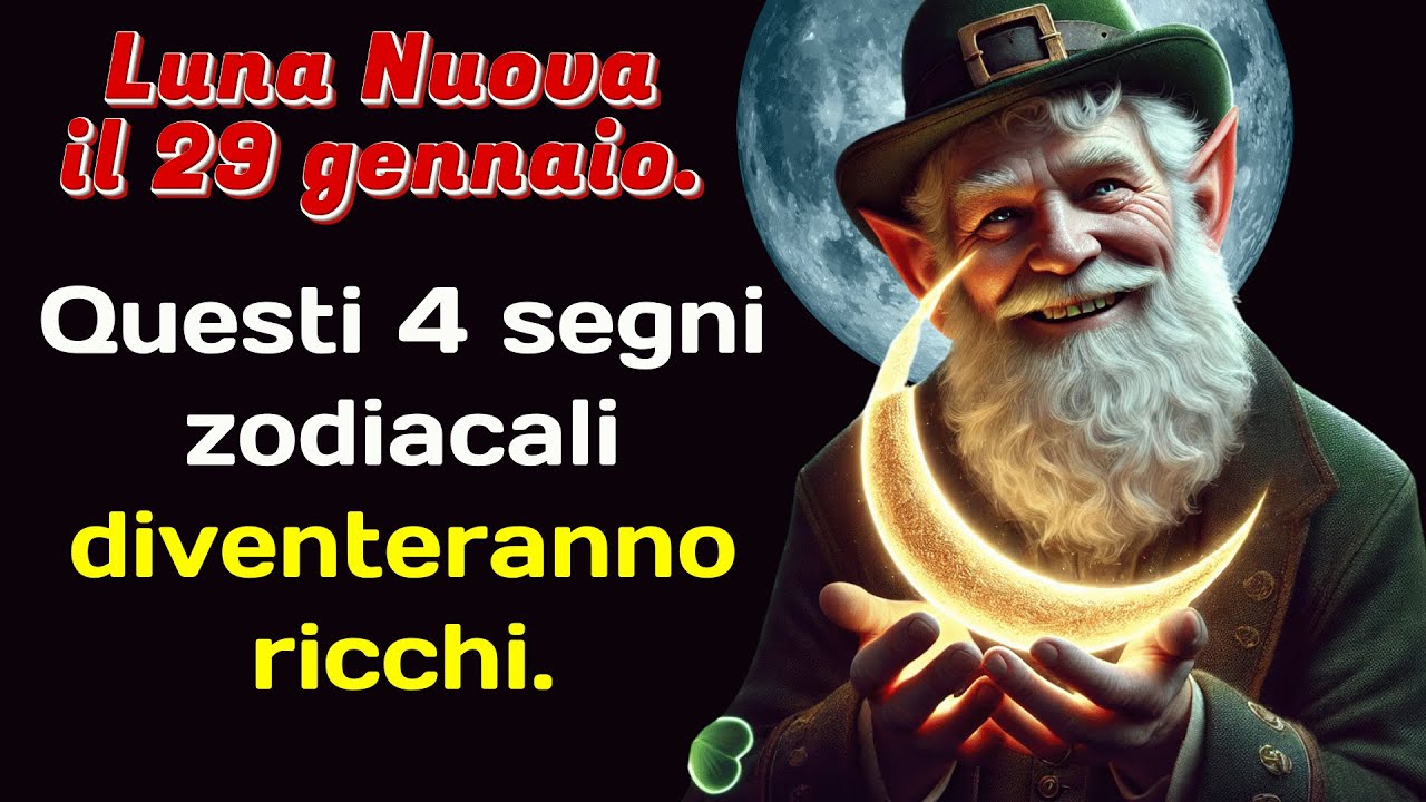 Luna Nuova il 29 gennaio. Questi 4 segni zodiacali diventeranno ricchi ...