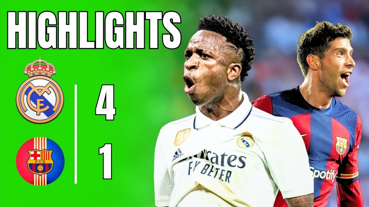 Real Madrid Dominates Barcelona in Epic El Clásico Final | Full Match ...