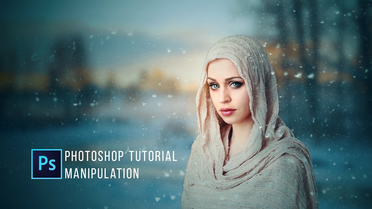 Photoshop cc Tutorial: Snow Girl | Photoshop Manipulation Tutorial ...