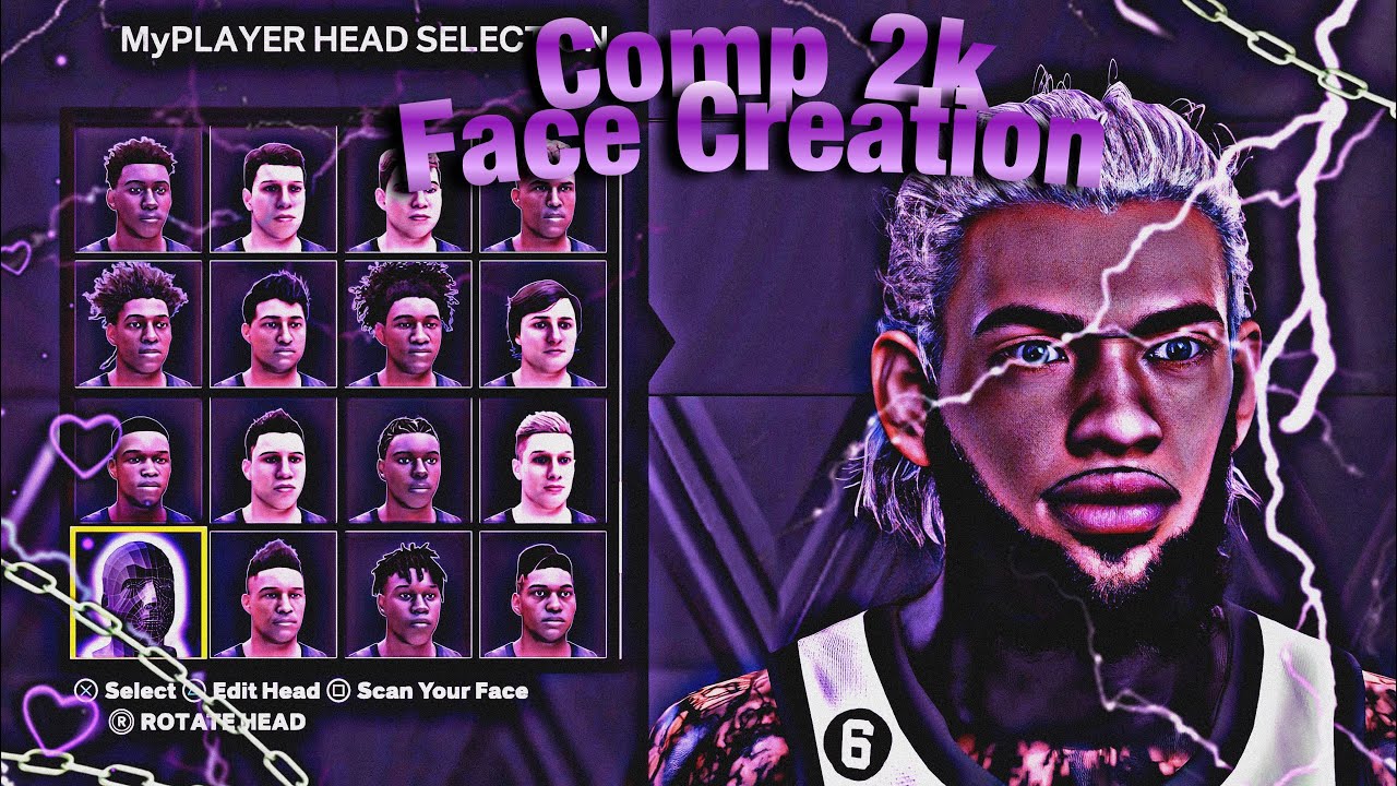 NBA 2K23 COMP FACE CREATION!!!! - YouTube