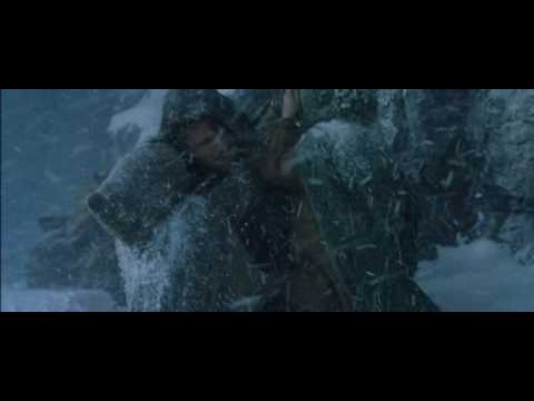 el señor de los anillos. Legolas camina sobre la nieve - YouTube