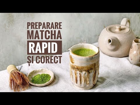 Preparare ceai Matcha - rapid și corect - YouTube