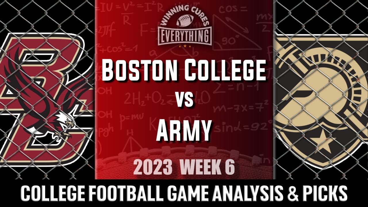 Boston College vs Army Picks & Prediction Against the Spread 2023 ...