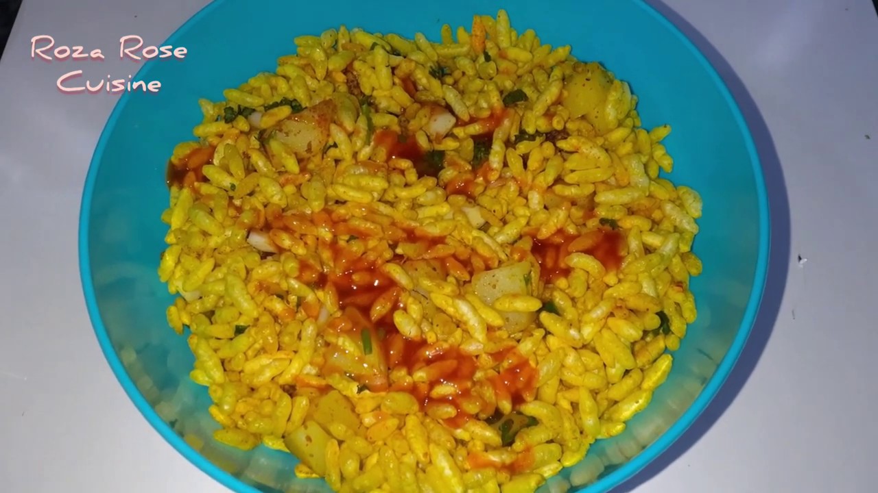 Masala Muri | Jhal Muri | Indian Street Food | Bhel Puri Recipe ...