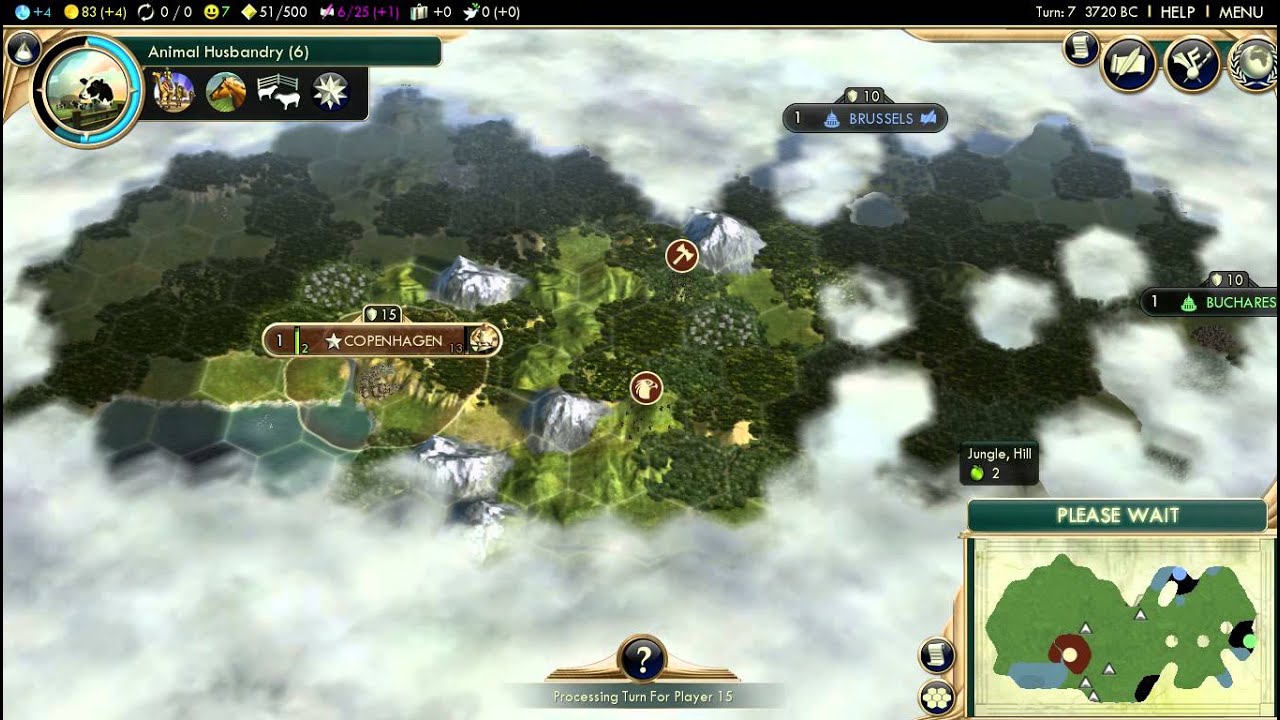 Civ 5 Denmark Let's Play Part One - YouTube
