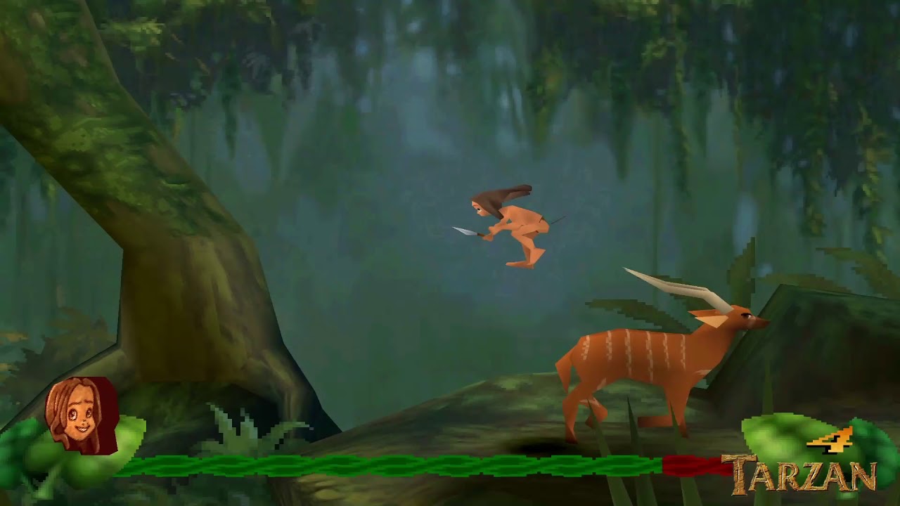 (Ps1) Tarzan - Level 1 + Bonus (HD) - YouTube