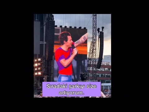 Harry Styles Seyircilerin Arasında Öğretmenini Buluyor! (türkçe altyazılı)