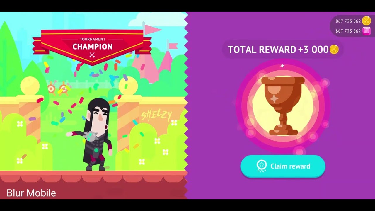 Dark Mage Bowmasters Easy Tournament Gameplay - YouTube