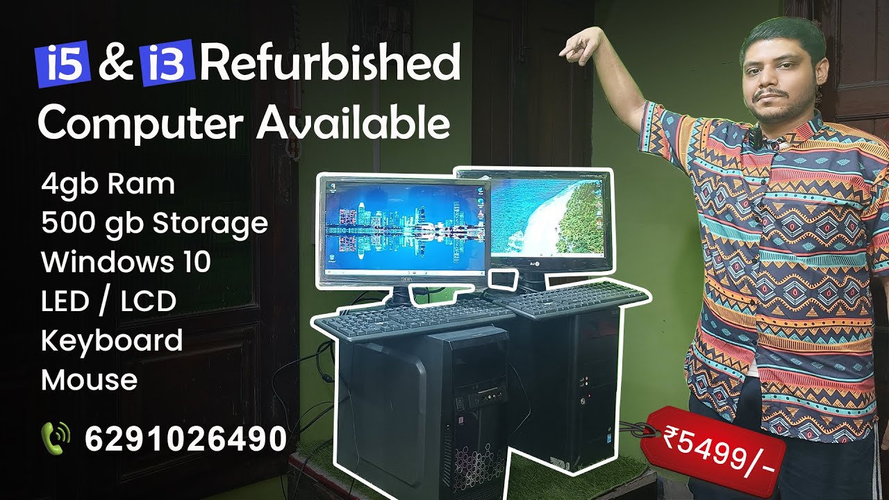 I5 REFURBISHED DESKTOP IN KOLKATA || DEY COMPUTER CALL 6291026490 - YouTube
