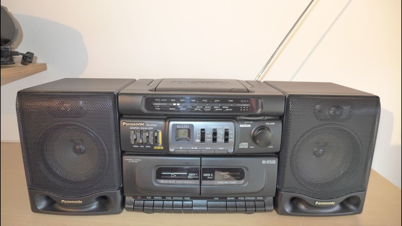 Panasonic RX-DT530. Bluetooth. - YouTube