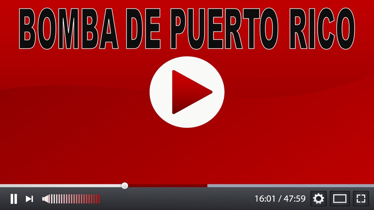 Bomba de Puerto Rico - YouTube