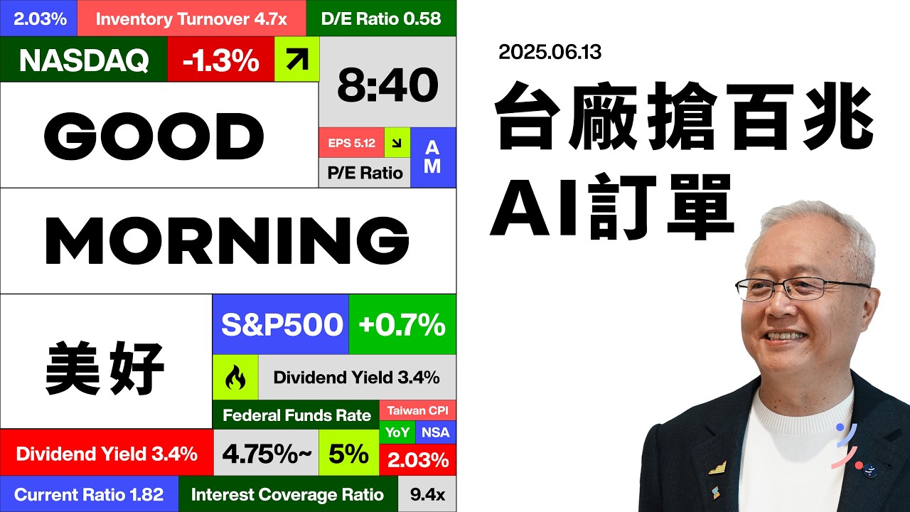 黃仁勳拋震撼，歐洲領先點火，台廠搶單｜2025/06/13 (五) - YouTube