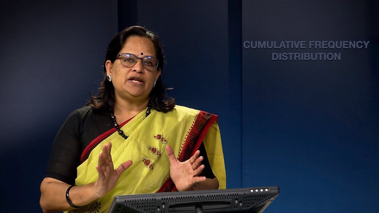 Classification and tabulation of data : Cumulative Frequency ...