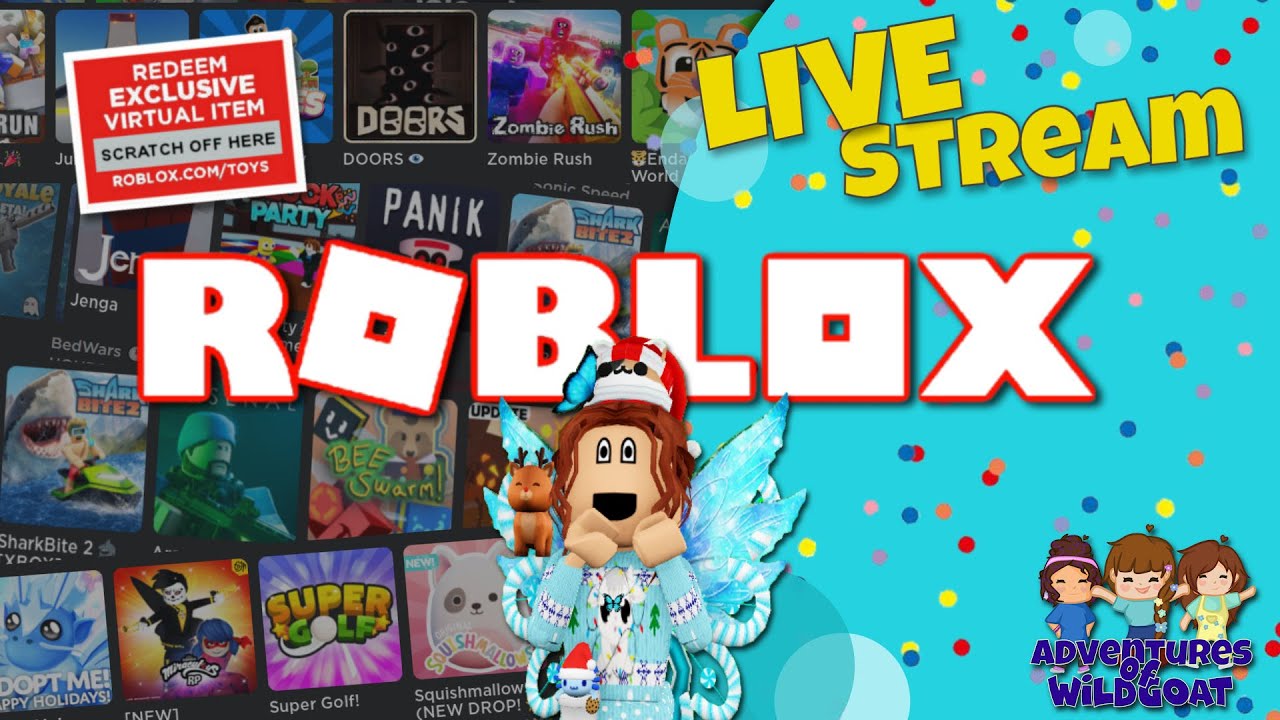 [GIVEAWAY] Time to Laugh - Holiday Giveaway Roblox LIVE Stream! - YouTube