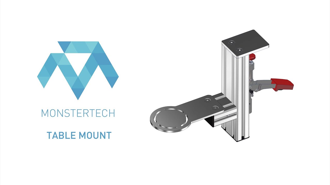 MONSTERTECH Table Mount Assembly Instructions - YouTube