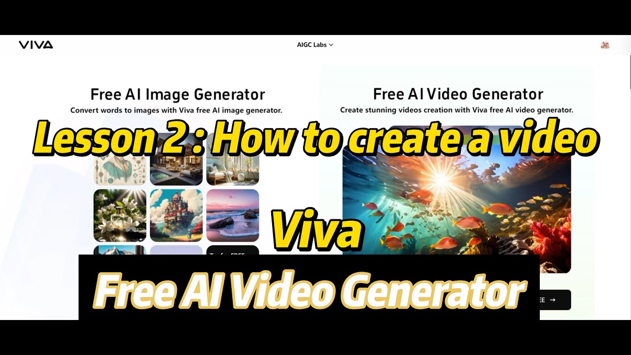 VivaAI- Free Video Generation Tutorial - YouTube