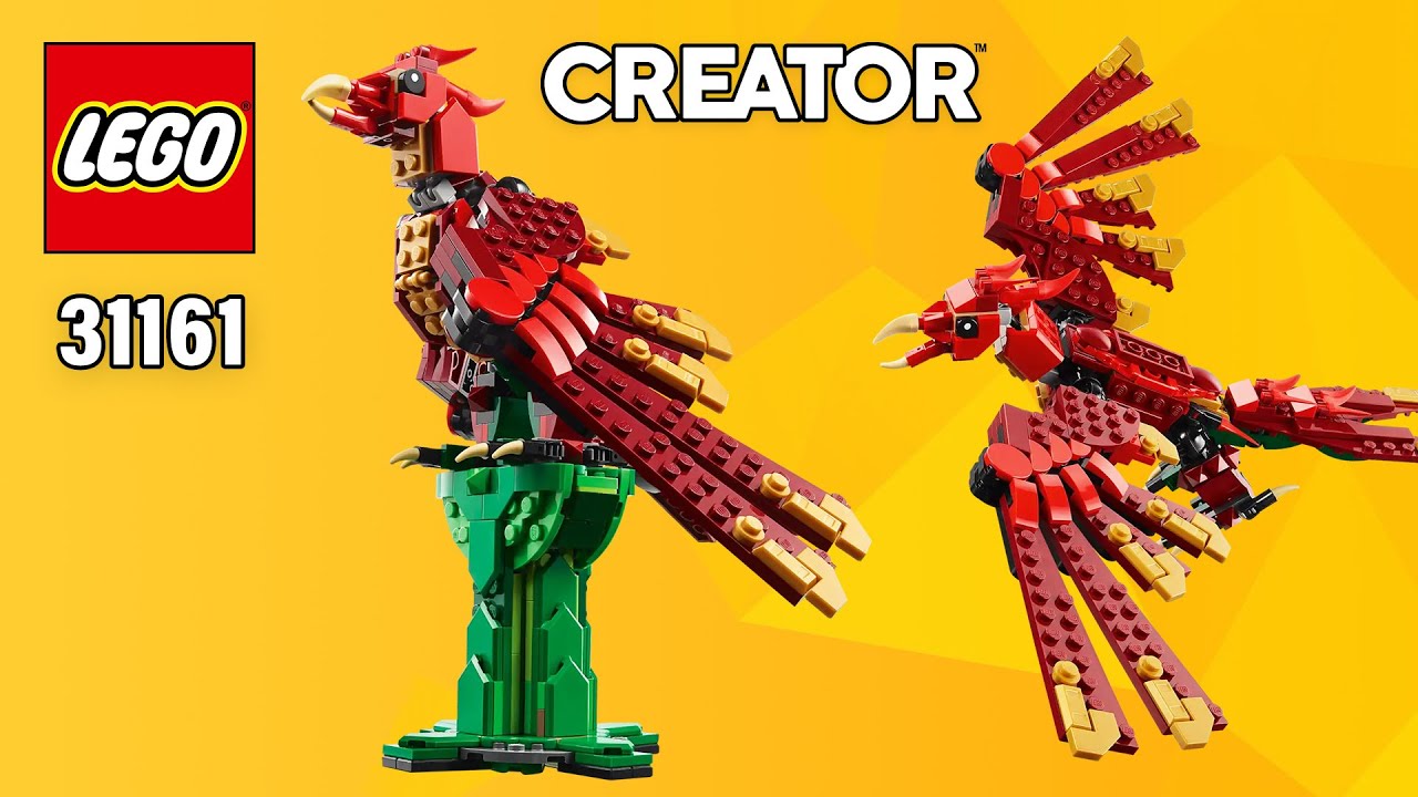 LEGO Phoenix (31161) from Creator 3in1 Medieval Dragon | Step-by-Step ...